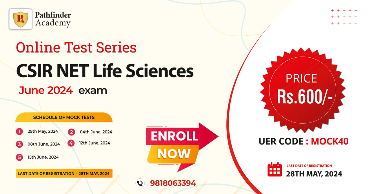 CSIR NET Life Science - Previous Year Question Paper - PDF